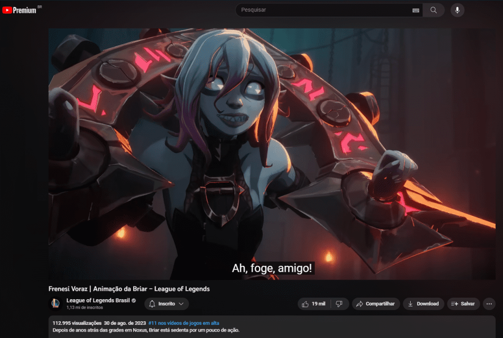 LoL: cinematic de Briar é uma das mais assistidas do YouTube; entenda ...