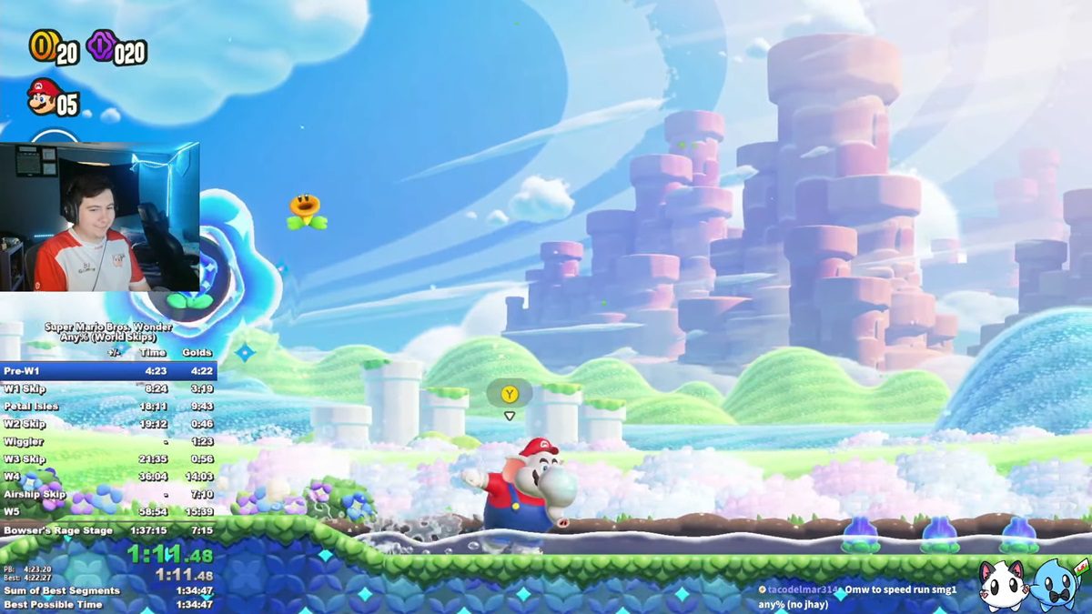 Super Mario Bros Wonder Speedrunner Termina O Jogo Em Menos De Duas