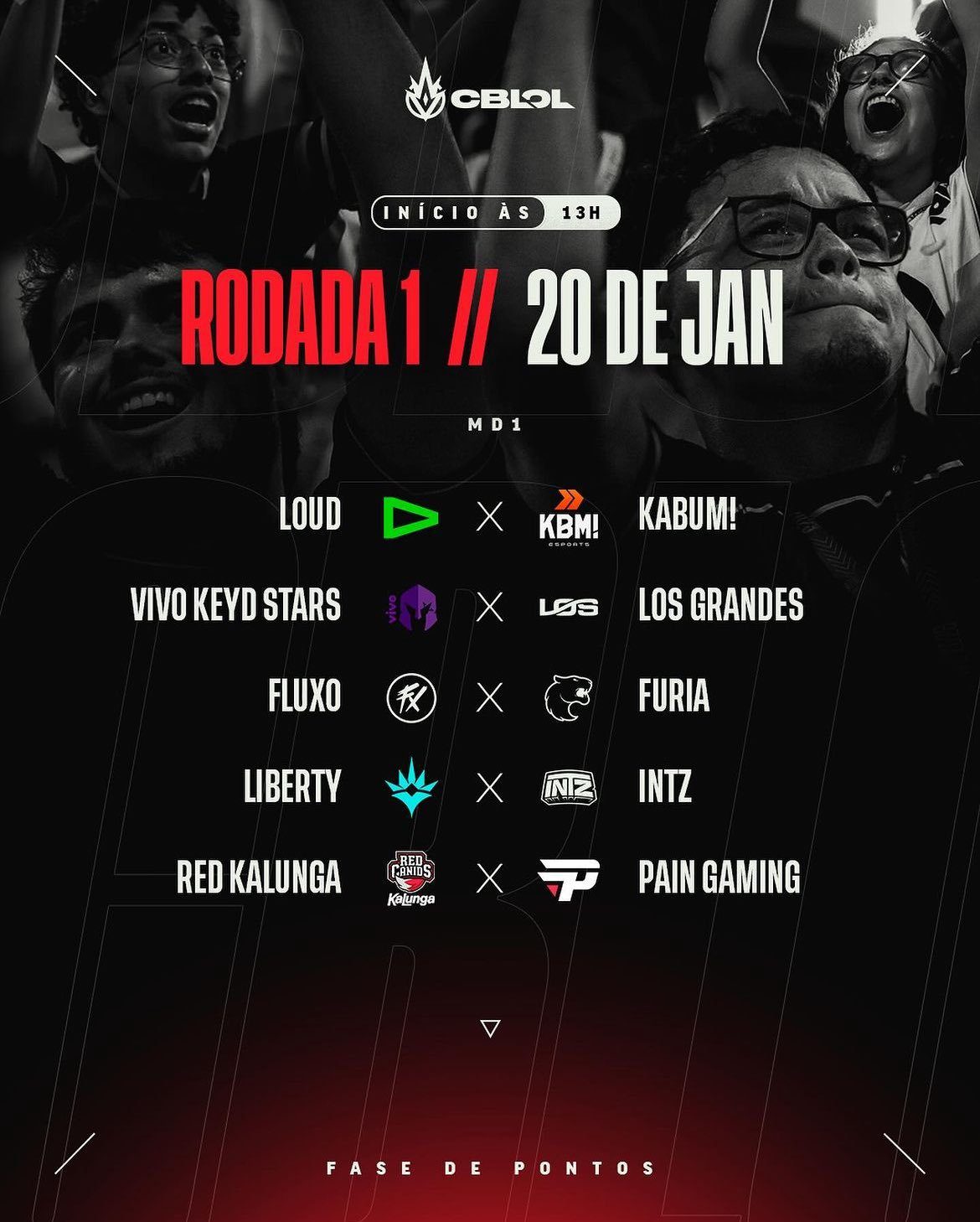 CBLoL 2024: Favoritas, LOUD e KaBuM! se enfrentam na 1ª rodada, veja jogos | Game Arena