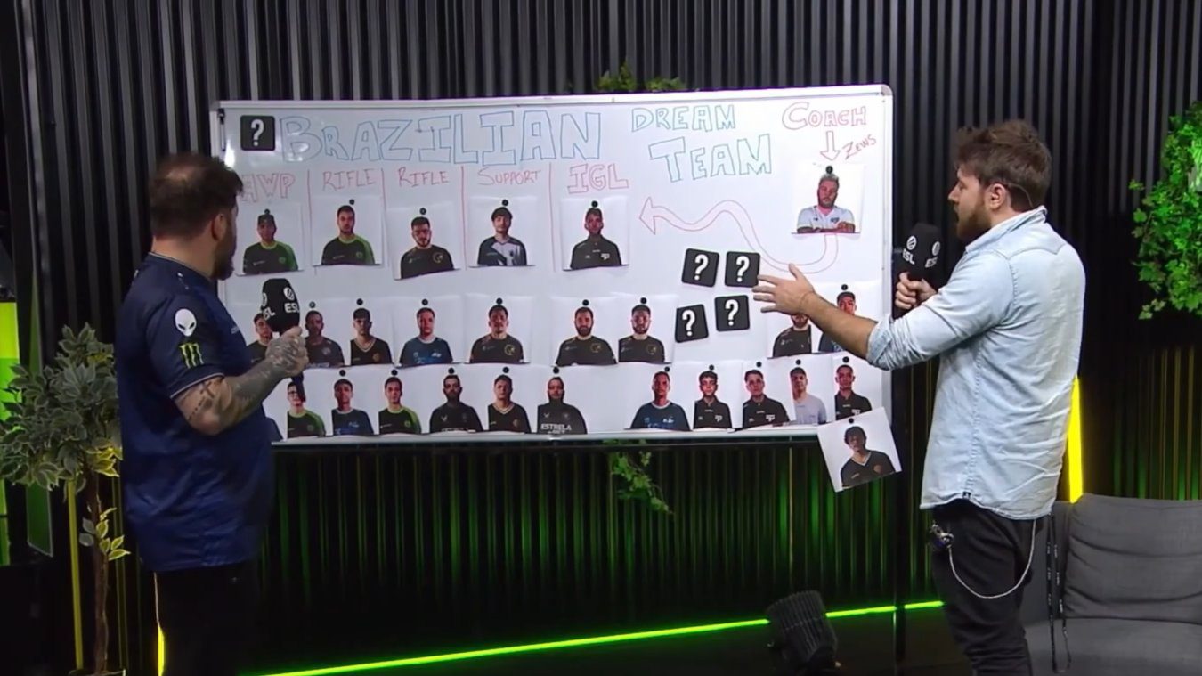 CS2: zews monta Dream Team brasileiro da atualidade, veja | Game Arena