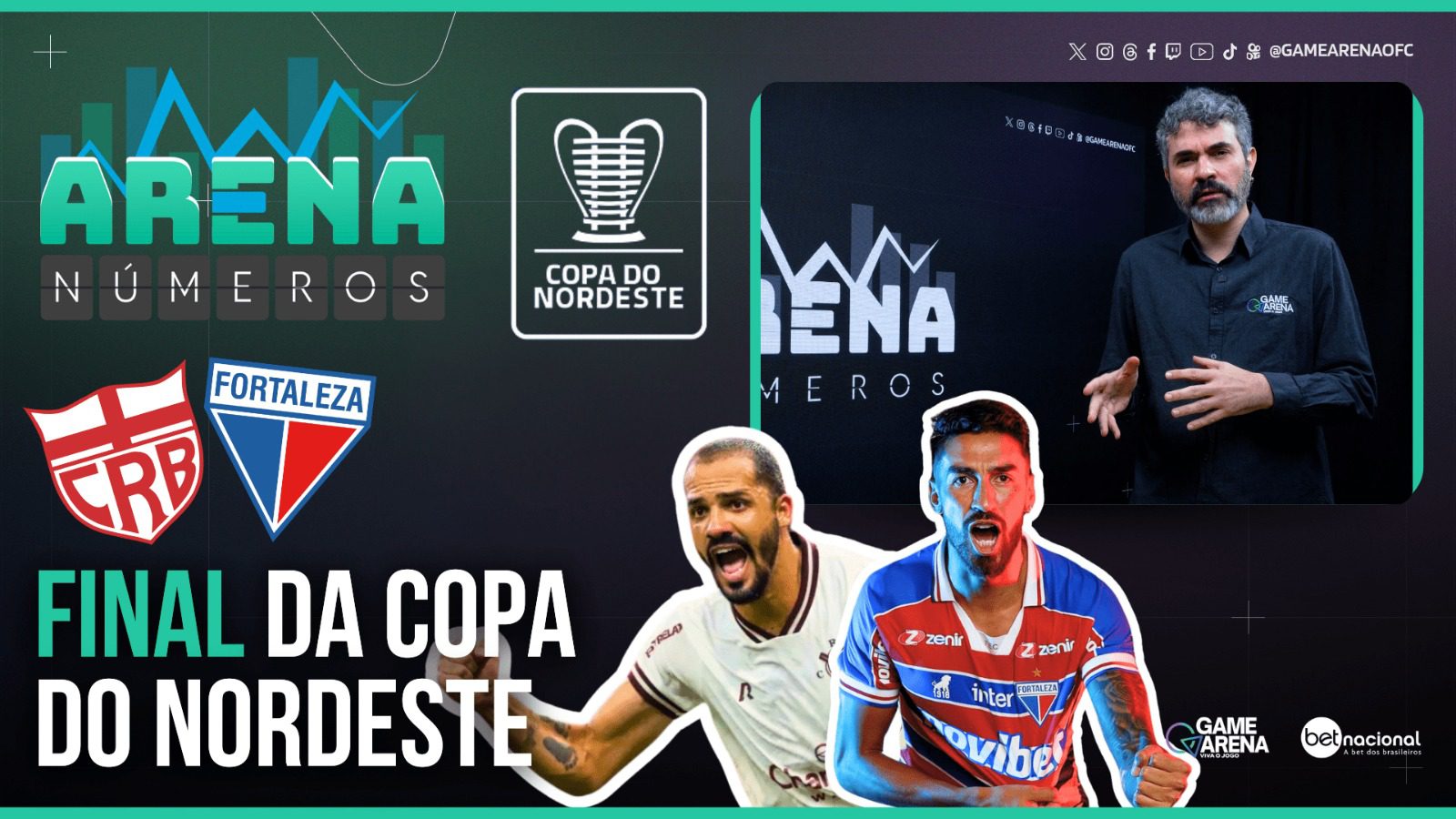 Arena Números: Final da Copa do Nordeste | Game Arena