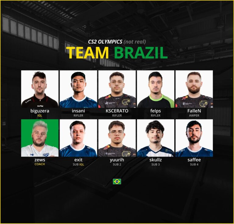 CS2: perfil simula seleções para as Olimpíadas de Esports, veja ...