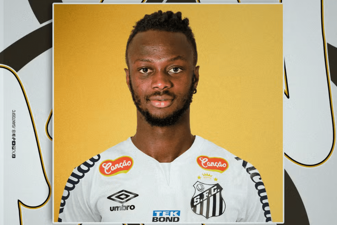 Santos anuncia atacante Yusupha Njie, de Gâmbia | Game Arena