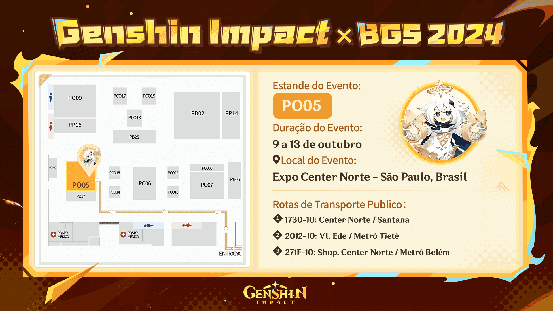 BGS 2024 terá estande de Genshin Impact e Honkai: Star Rail | Game Arena