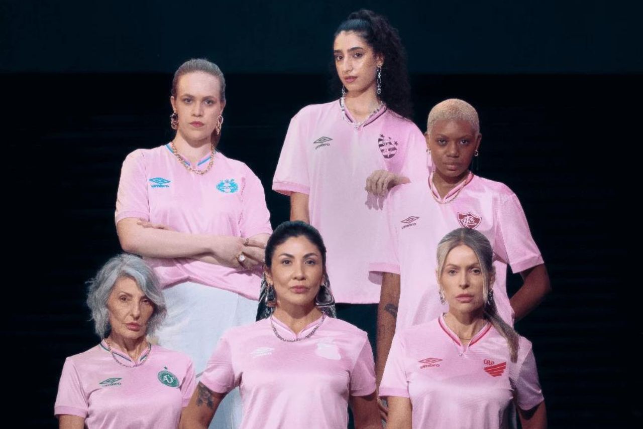 Umbro lança coleção Outubro Rosa com uniformes para 6 clubes ...