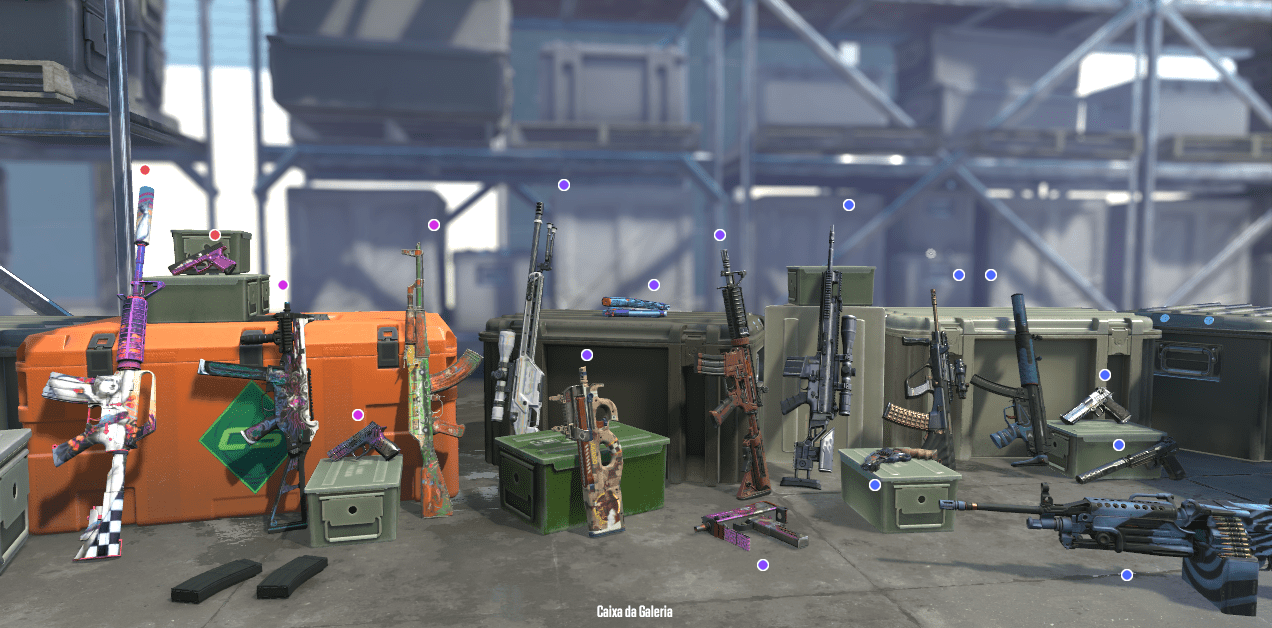 CS2: todas as skins da Caixa da Galeria | Game Arena
