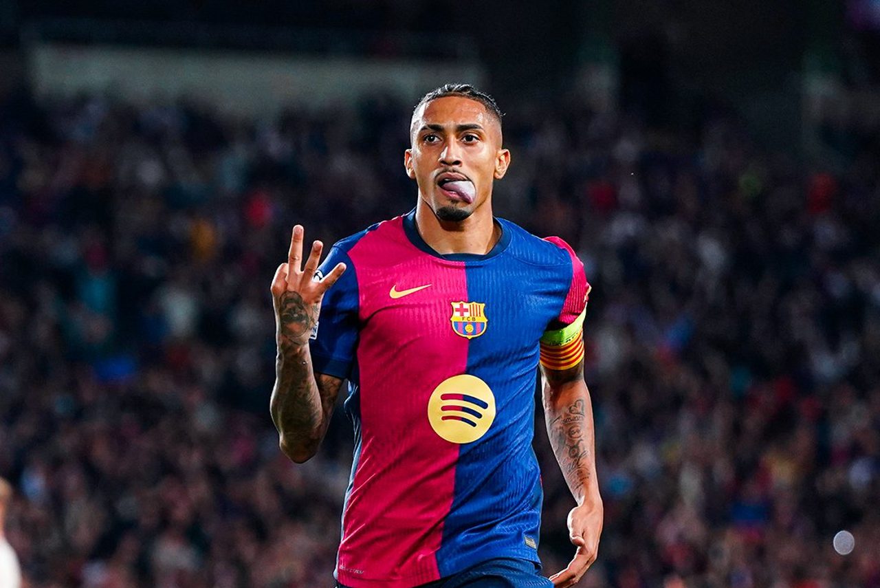 Raphinha é o 17º brasileiro a marcar um hat-trick na Champions e Brasil ...