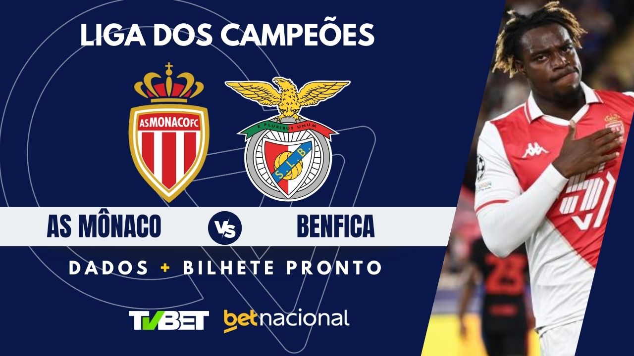 AS Mônaco x Benfica: tempo real, onde assistir, horário, escalações e ...