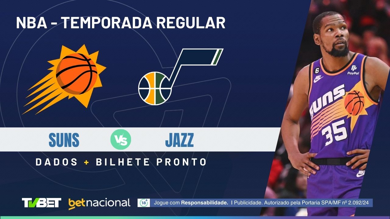 Suns x Jazz: onde assistir, escalações, odds e palpites | Game Arena