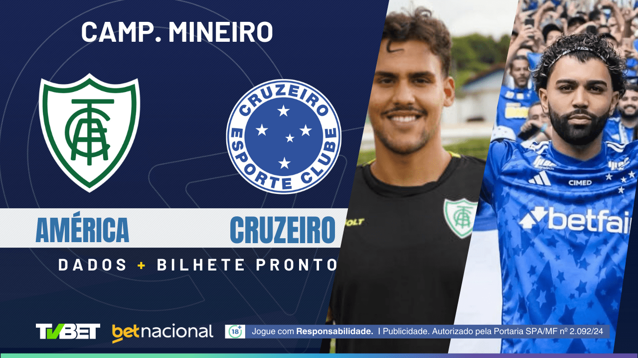 América-MG x Cruzeiro: tempo real, onde assistir, horário, escalações e ...
