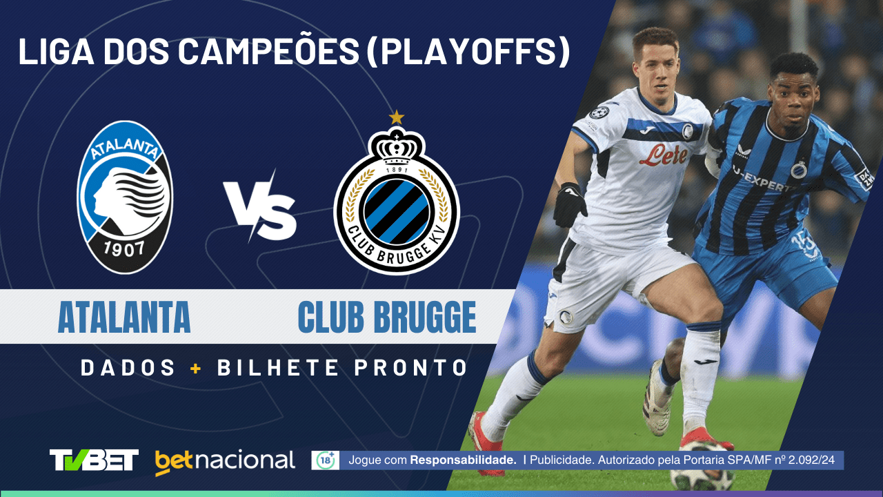 Atalanta x Club Brugge: tempo real, onde assistir ao vivo, horário ...