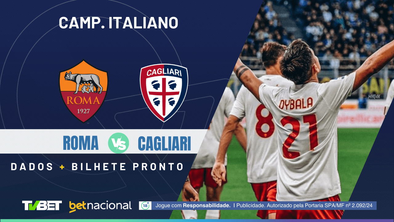 Roma x Cagliari: tempo real, onde assistir, horário, escalações e ...