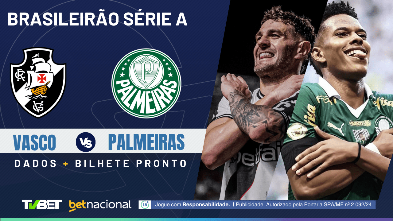Vasco x Palmeiras: tempo real, onde assistir, horário, escalações e ...