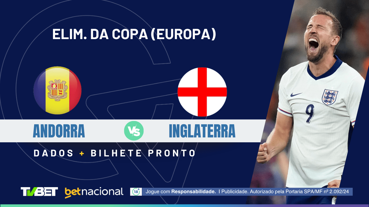 Andorra x Inglaterra: tempo real, onde assistir ao vivo, horário ...