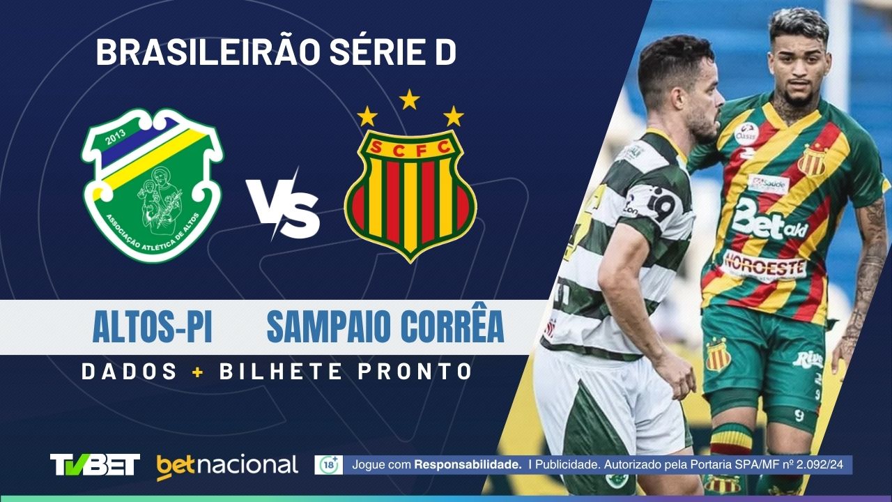 Altos-PI x Sampaio Corrêa: onde assistir, tempo real, horário ...