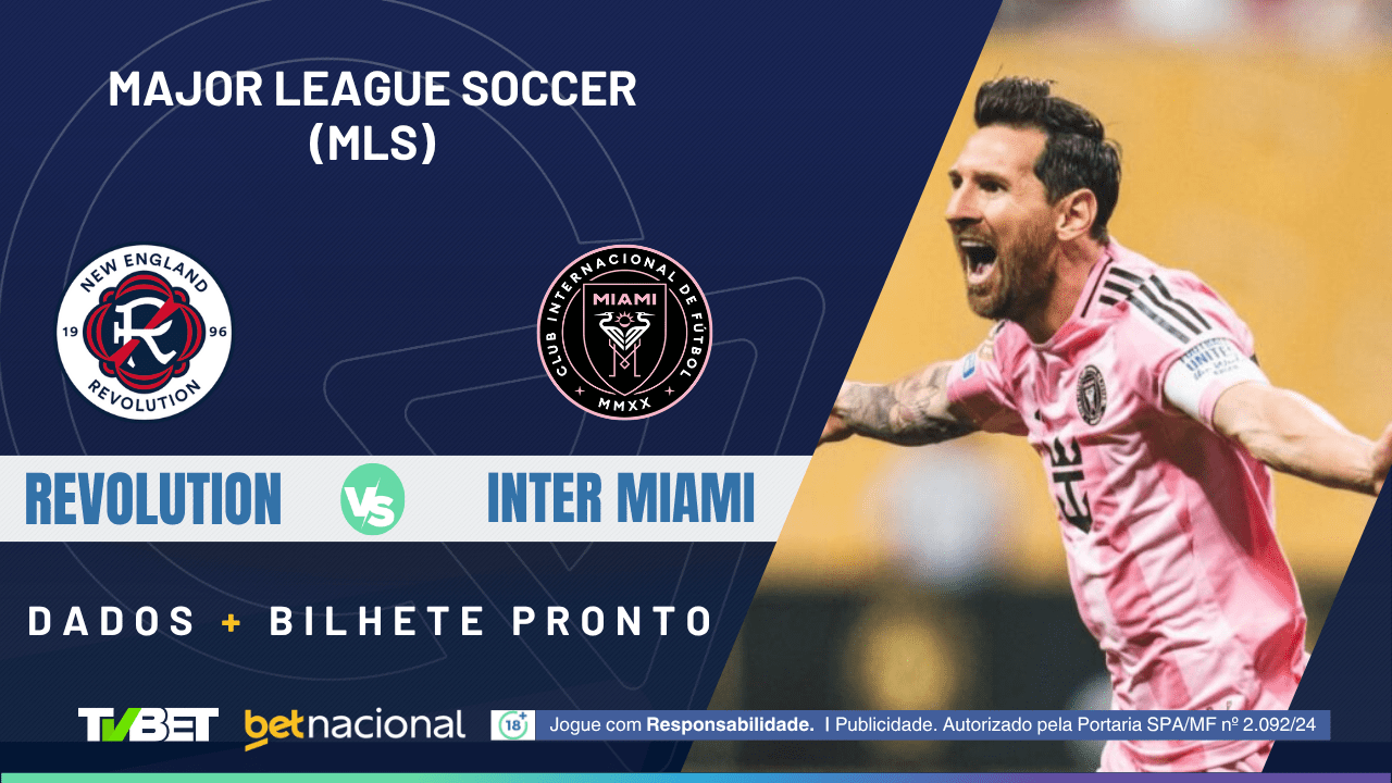 New England Revolution x Inter Miami: tempo real, onde assistir ...