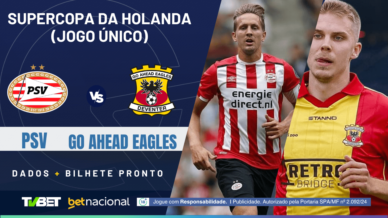 PSV Eindhoven x Go Ahead Eagles: tempo real, onde assistir, horário ...